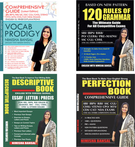 BANK EXAMS COMBO ( VOCABULARY PRODIGY, 120 RULES OF GRAMMAR ...