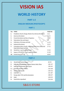 Vision Ias World History Notes For Upsc Civil Service 2023 Exams ...