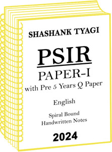 Shashank Tyagi PSIR Optional Handwritten Notes Of Paper 1 With Previous ...