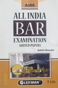 All India Bar Examination Solved Papers: Buy All India Bar Examination ...