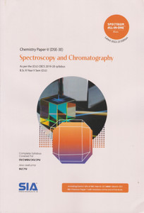 Spectroscopy And Chromatography (Chemistry Paper-V) (DSE-3E) B.Sc III ...
