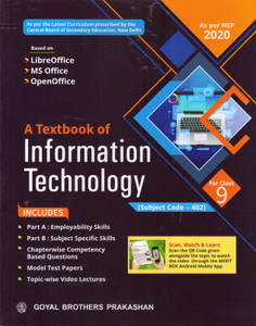 A Textbook Of Information Technology (Subject Code 402) For Class 9 ...