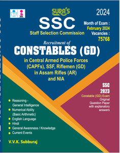 SURA`S Staff Selection Commission SSC Constables General Duty (GD ...
