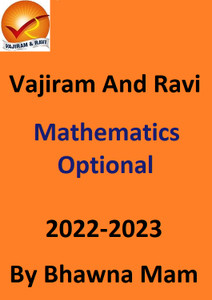 Vajiram And Ravi Mathematics Optional Class Notes By Bhawna Mam 2022 ...