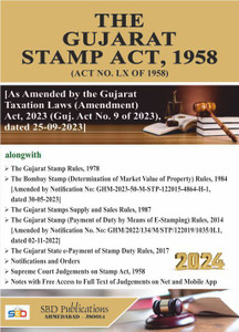Gujarat Stamp Act 1958 In English Latest 2024 Edition: Buy Gujarat ...