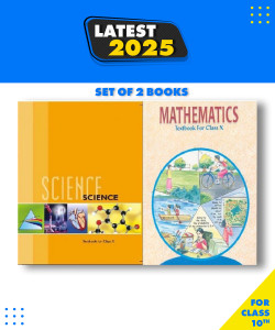 NCERT Science And Mathematics Textbook For Class -10 Set Of 2 Books ...