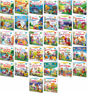 Little Friends Moral Stories Pack Of 32 Books | Level-0, 1, 2 And 3 ...