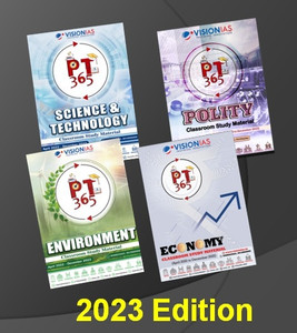 Vision IAS PT 365 Updated 2023 Magazine | Polity, Environment, Economy ...