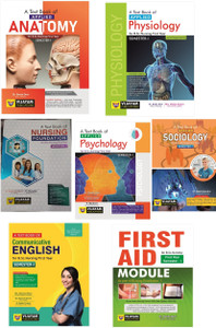 Bsc Nursing 1st Year 1st Sem Textbooks New Syllabus Inc 2022 ( Pack Of ...