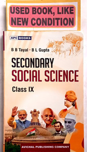 SECONDARY SOCIAL SCIENCE CLASS- Ix (OLD BOOK): Buy SECONDARY SOCIAL ...