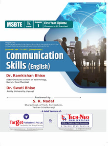Communication Skills For MSBTE K Scheme Sem 1 Course Code : 311303: Buy ...