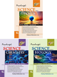 Pradeep Science Physics, Chemistry, Biology Part -I To III For Class 10 ...