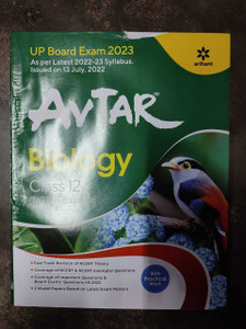 Avtar Question Bank Biology For Class 12th UP Board In English Based On ...