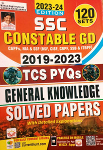 SSC Constable GD 2019-2023 TCS PYQs General Knowledge Solved Papers 120 ...