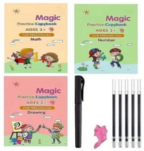 Supriya ( Math,Number And Drawing) Magic Book For Kids Calligraphy ...
