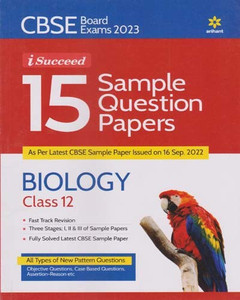 I-Succeed 15 Sample Question Papers Biology (Exams 2023) For Class- 12 ...