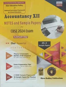 Accountancy Class-Xii Notes And Sample Papers For Cbse 2024 Exam: Buy ...