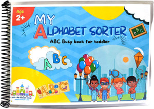 My Alphabet Sorter – ABC Busy Book For Toddlers, Preschool Learning ...