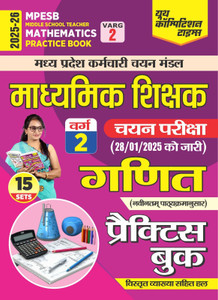 MPESB Teacher Varg 2 Mathemaitcs Practice Book 15 Sets 2025: Buy MPESB ...