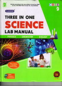 Candid Three In One Science Lab Manual CBSE Pattaren Class 10th 2023 ...