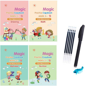Sank Magic Practice Copybook, Number Tracing Book For Preschoolers With ...