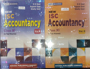 New Isc Accountancy - Class 11 (For 2023-24 Exams) ( Vol 1+2 ): Buy New ...