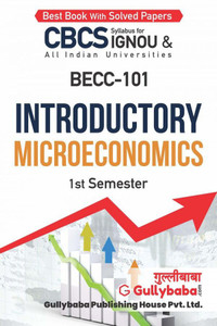 IGNOU BECC-101 - Introductory Microeconomics, Latest CBCS Help Book ...