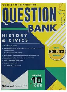 ICSE Question Bank & Model Test Papers History & Civics For Class – 10 ...