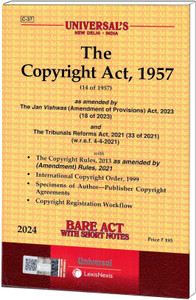 The Copyright Act, 1957 Edition 2024: Buy The Copyright Act, 1957 ...