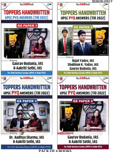 The IAS Hub Toppers Copy GS 1 & GS 2 & GS 3 & GS 4 Handwritten UPSC PYQ ...