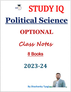 PSIR Handwritten Notes By SHASHANK TYAGI , Paper I & II (8 Booklets ...