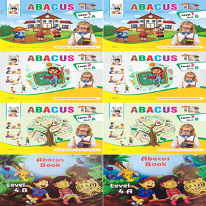 Abacus Book Level 1 To 4 (A+B Total 8 Books): Buy Abacus Book Level 1 ...