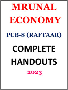 Mrunal Economy Printed Notes 2023 PCB - 8 (RAFTAAR): Buy Mrunal Economy ...