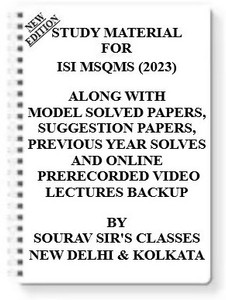 Study Material On Isi Msqms (2023) [pack Of 5 Books] With Model ...