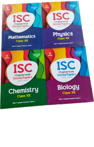 Isc Chapterwise Solved Papers MATHE+CHEMI+PHYSIC+BIO CLASS XII: Buy Isc ...