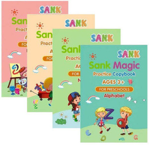 Sank Magic Practice Copybook Number Tracing Book For Preschoolers: Buy ...