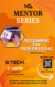 Programming For Problem Solving | AKTU | Mentor Series: Buy Programming ...