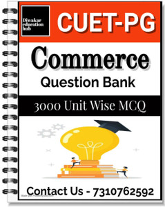 CUET-PG Commerce Chapter Wise Question Bank Book 3000+ MCQ With ...