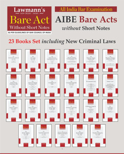 Set Of 23 Bare Act Covering New Criminal Laws (BNS, BNSS, BSA) For All ...