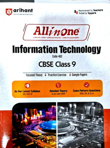 Arihant All In One Class 9th Information Technology For CBSE Exam 2024 ...