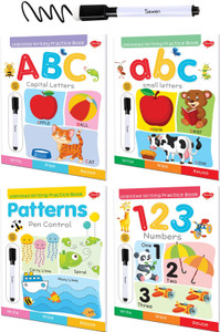 Reusable Wipe And Clean Book | Pack Of 4 - Abc Small Letters, ABC ...