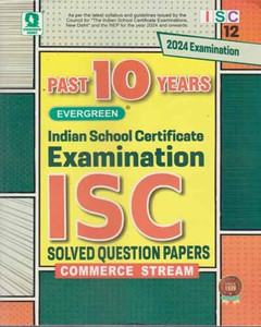 Past 10 Years Indian School Certificate Examination Isc For Class - 12 ...
