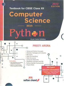 Computer Science With Python CBSE-12th: Buy Computer Science With ...