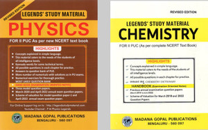 Legend's 2nd PUC -PHYSICS. CHEMISTRY |Set Of 2 Books|Study Material ...
