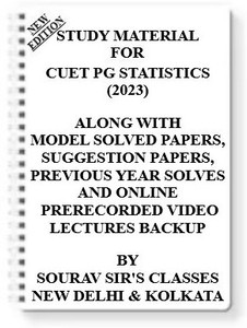 Study Material On Cuet Pg Statistics (2023) [pack Of 3 Books] With ...