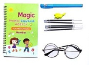 Supriya Number Magic Book For Kids Calligraphy Practice Copy Self ...