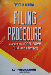 Filing Procedure Along With Model Forms (Civil And Criminal): Buy ...
