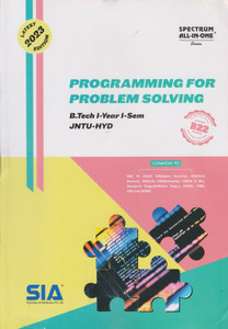 Programming For Problem Solving B.Tech I-Year I-Sem JNTU-Hyderabad ...