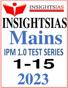 Mains 1 To 15 Test Series By Insight IAS In English For UPSC 2023: Buy ...
