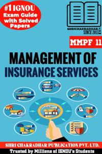 IGNOU MMPF 11 Help Book Management Of Insurance Services (IGNOU Study ...